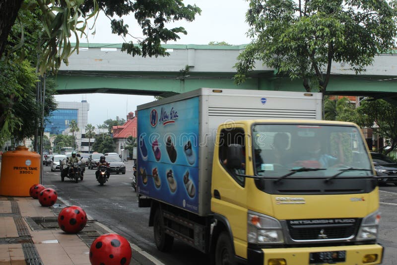Traffic Jam in Front of Government Building Editorial Image - Image of ...