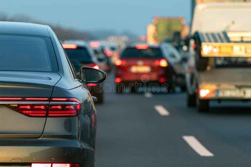 Traffic jam hopping stock photo. Image of light, motorcars - 350968546