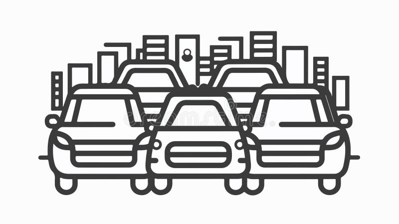 Traffic Jam Icon - Professional Traffic Related Image Usage for Ads and ...