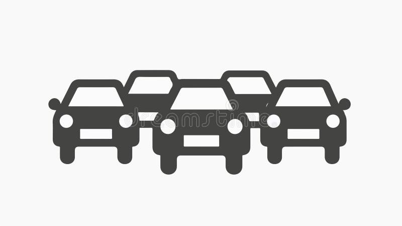 Traffic Jam Icon - Professional Vector Image of Traffic Jam Stock ...