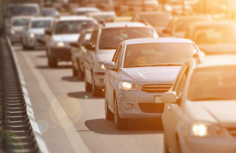 Traffic jam stock photo. Image of city, crowded, busy - 76536258