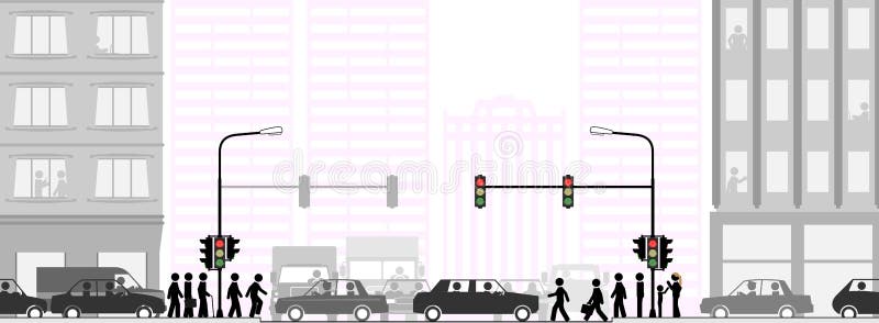 Stick Figure Traffic Jam Stock Illustrations – 23 Stick Figure Traffic ...