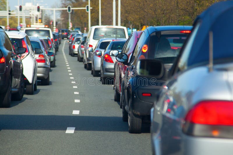 Traffic jam stock photo. Image of road, traffic, move - 70914982