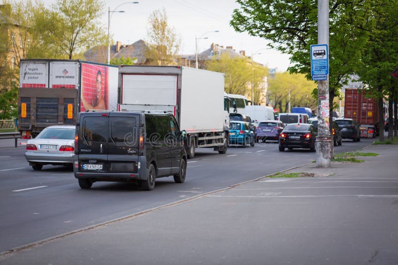 Traffic Jam during Rush Hour Editorial Photography - Image of crowded ...