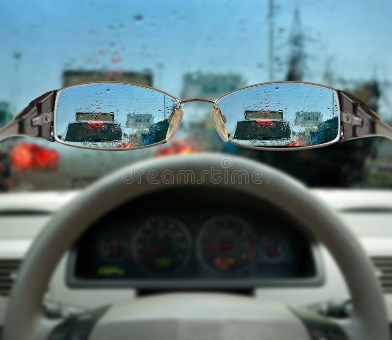 Traffic jam in a storm stock photo. Image of sitting - 37526546