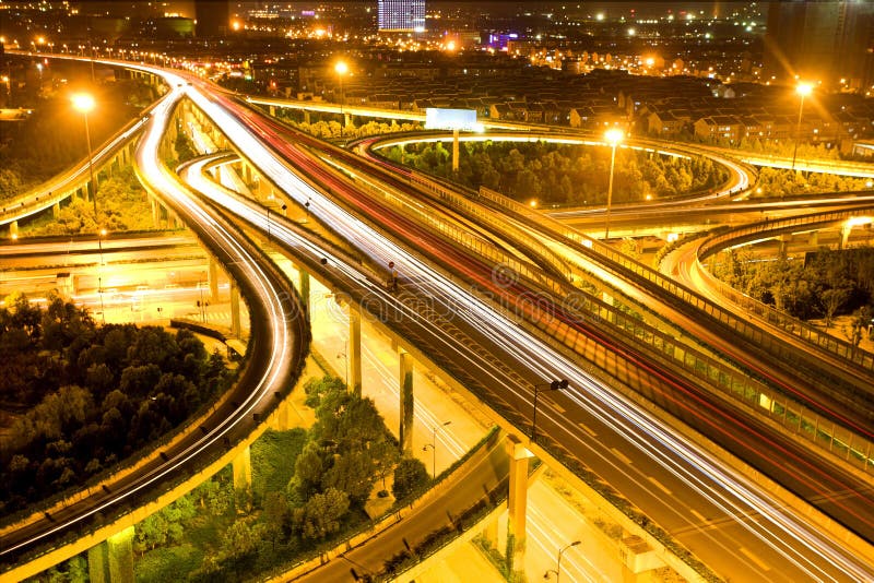 Highway junction, aerial stock photo. Image of city, asphalt - 28964572