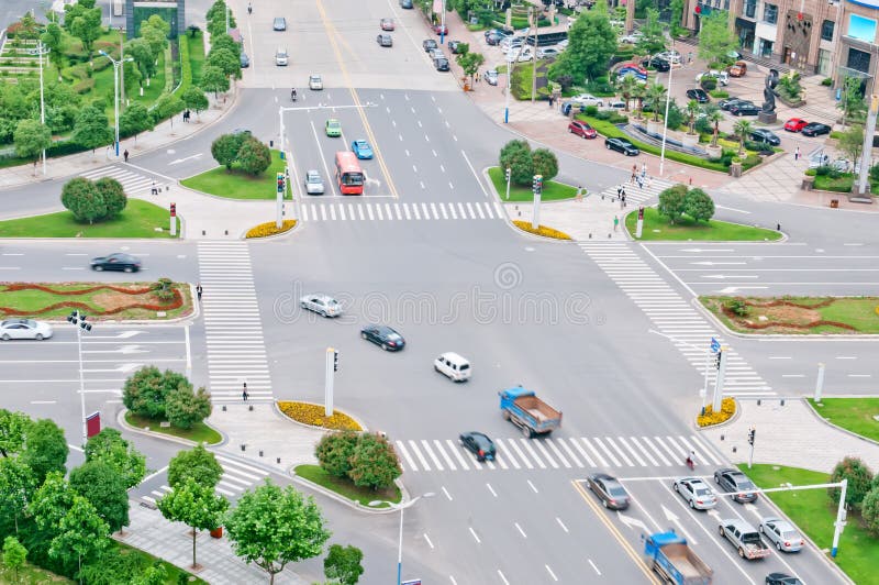 Traffic on Junction in City Stock Image - Image of flyover, city: 74482051
