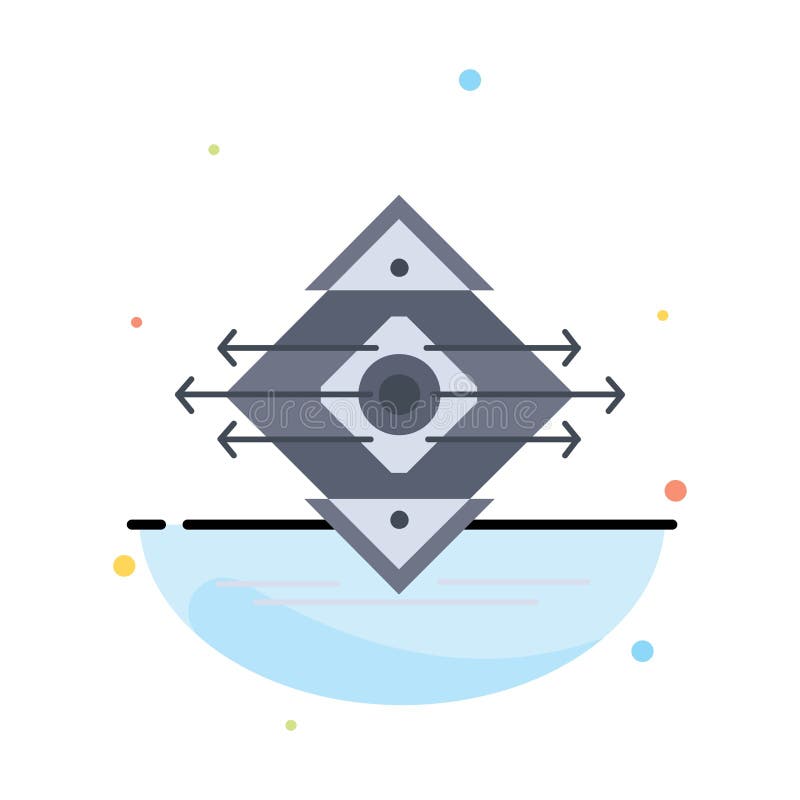 Traffic, Lane, Road, Sign, Safety Flat Color Icon Vector Stock Vector ...