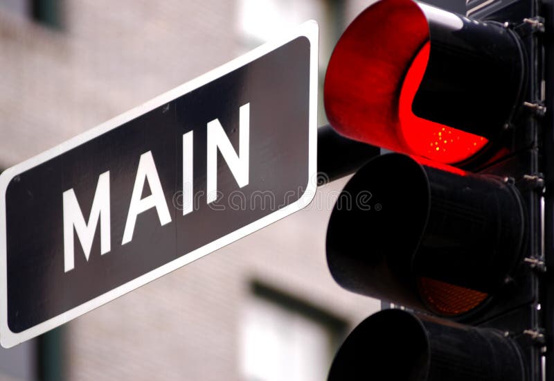 Traffic light stock image. Image of town, main, light - 2054779