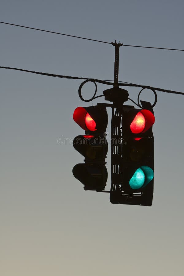 Traffic light stock image. Image of wire, flashing, sign - 22976341