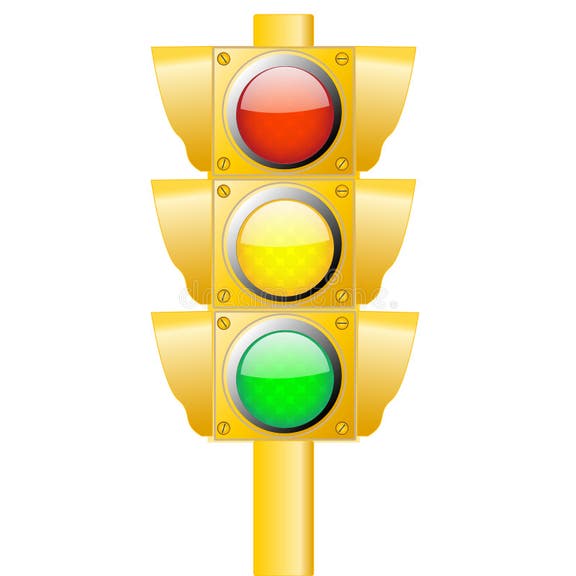 Vertical Traffic Light Signal Stock Illustrations – 588 Vertical ...