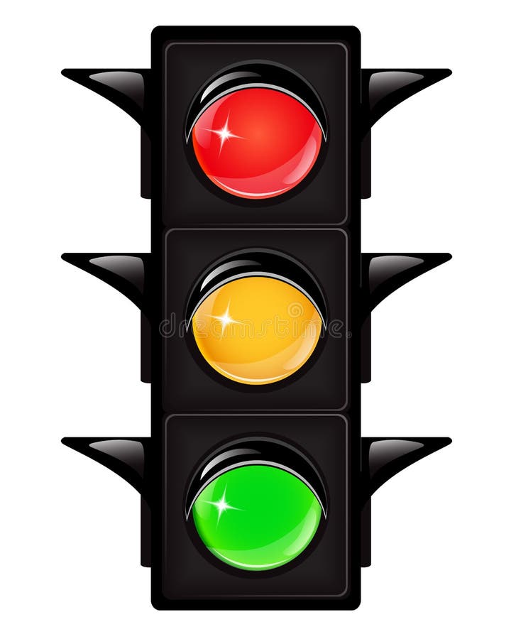 Traffic Light Collection stock vector. Illustration of colors - 21830989