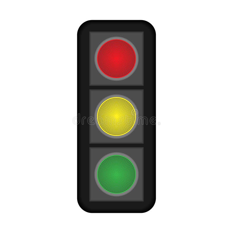 Set of traffic lights stock vector. Illustration of equipment - 7742881