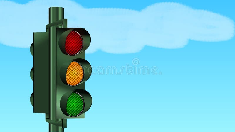 Traffic Light Man Walking Retro 2D Animation Stock Video - Video of ...