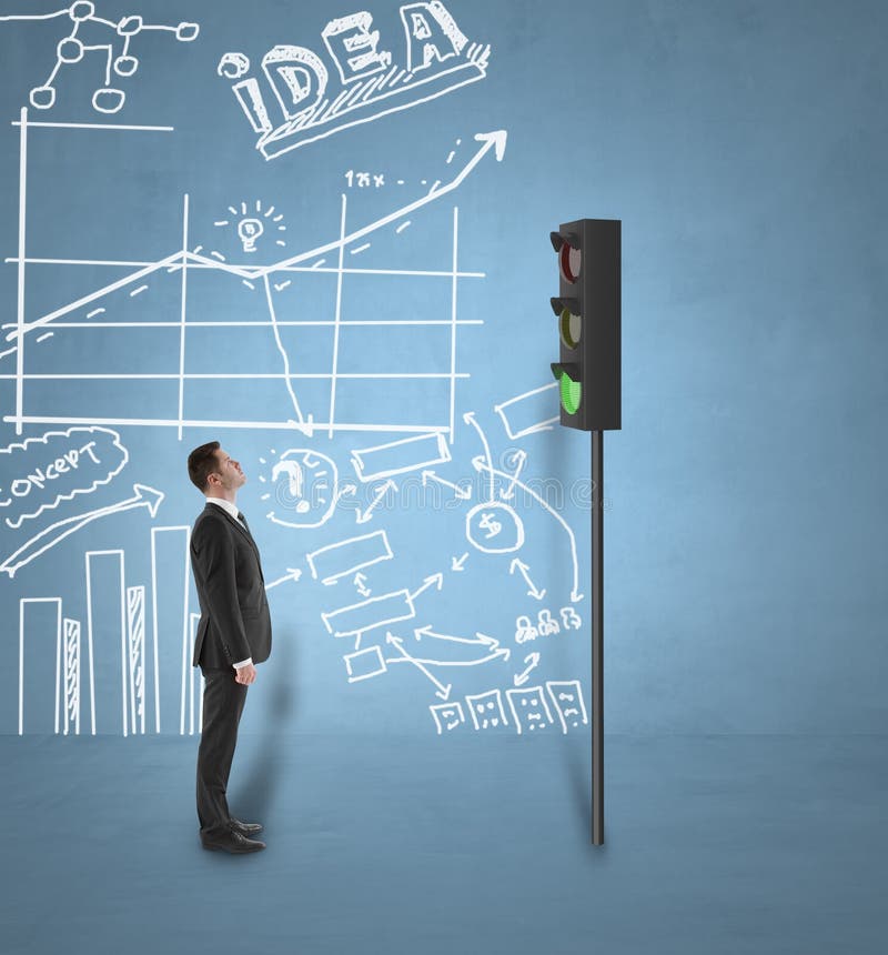 Traffic light stock photo. Image of caucasian, illuminated - 39821874