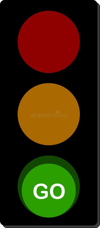 Traffic Light Go signal stock vector. Illustration of light - 87740402