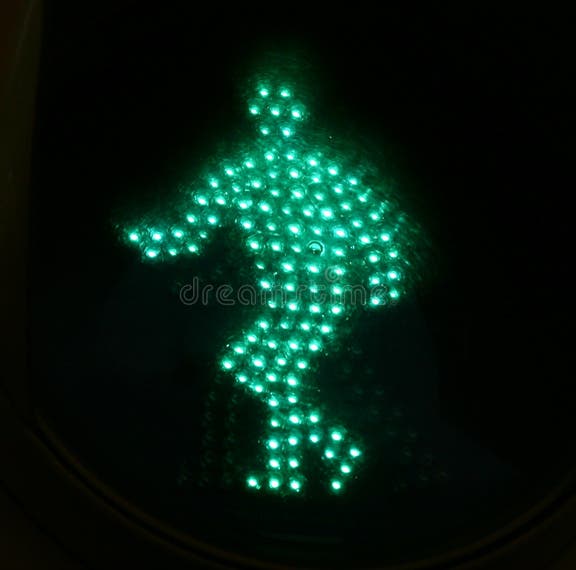 Traffic light green man 1 stock image. Image of walk, green - 5296725