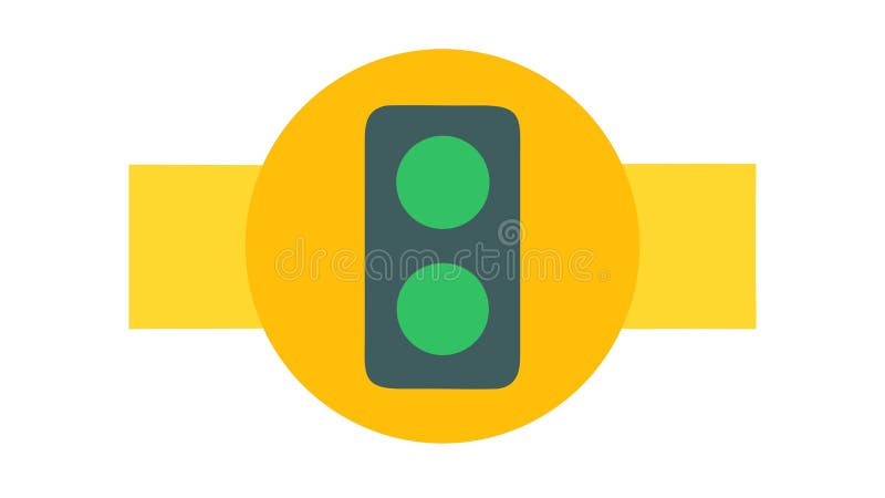 Traffic Light Green Signal, Navigation Go, Vector Design Generative AI ...