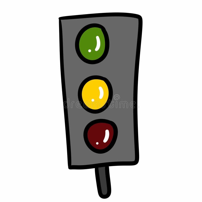 Traffic Light Icon. Cartoon Illustration of Traffic Light Icon for Web ...
