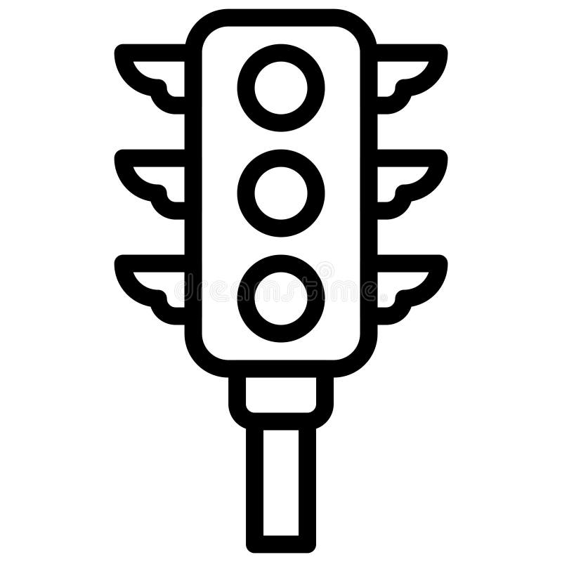 Traffic Light Icon, Location Map and Navigation Vector Stock Vector ...