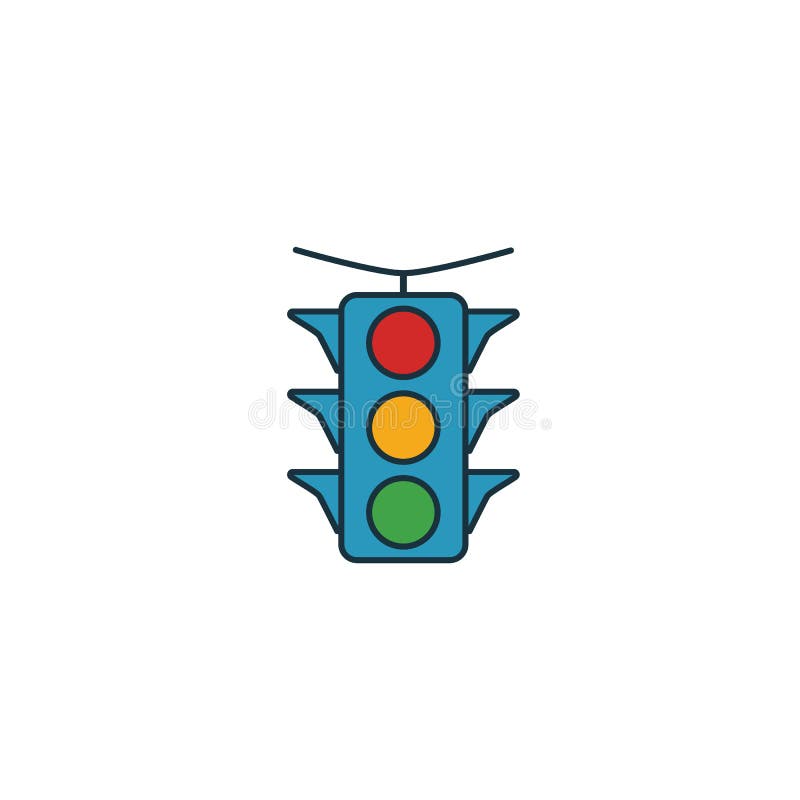 Traffic Light Icon. Simple Element from Transport Icons Collection ...