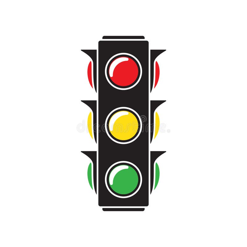 Traffic light icon vector stock vector. Illustration of traffic - 309006086