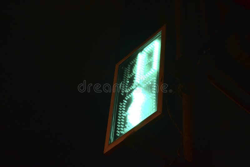 Traffic Light at the Intersection at Night for Pedestrians and Cars ...