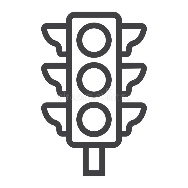 Traffic Light Filled Outline Icon, Stoplight Stock Vector ... Traffic Light Filled Outline Icon, Stoplight Stock Vector ...