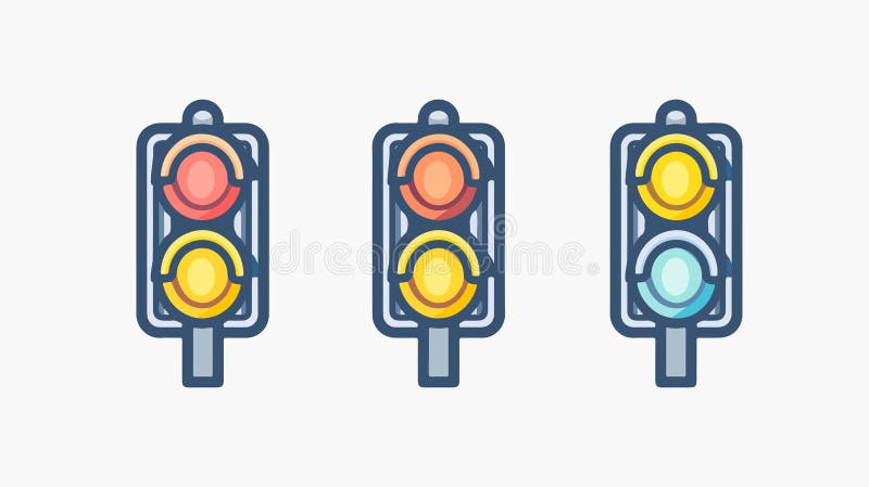 Traffic Light Outline Stock Illustrations – 16,639 Traffic Light ...
