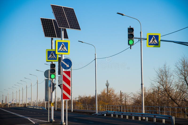 Traffic Light at the Pedestrian Crossing Stock Image - Image of walk ...