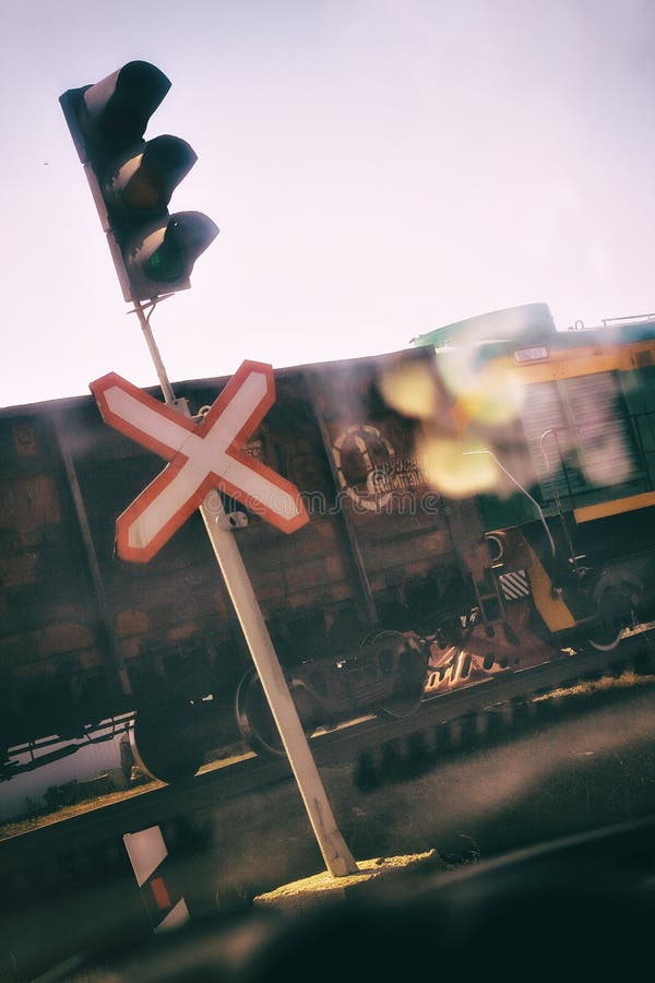 Traffic Light with Red and Orange and Green Stock Image - Image of ...