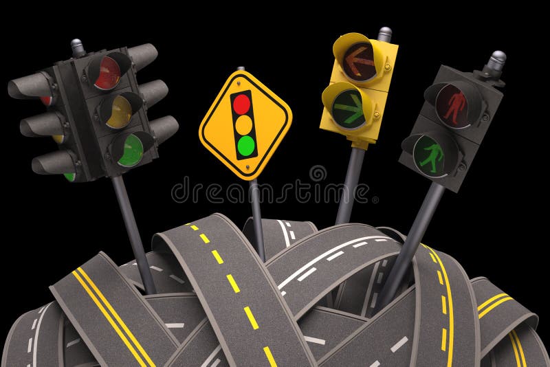 Traffic Light stock illustration. Illustration of planet - 31782406