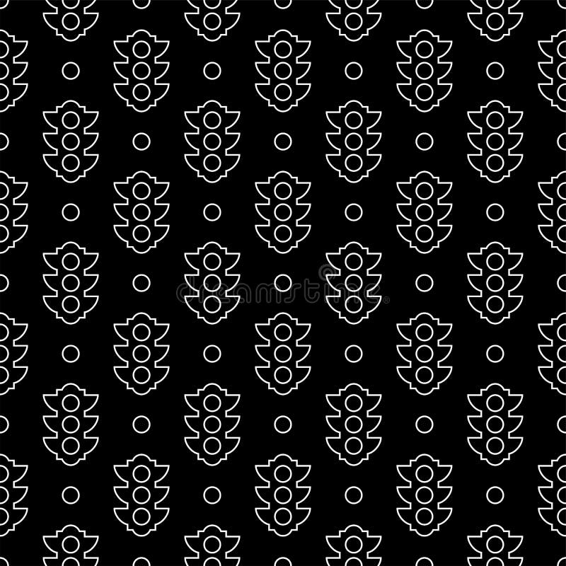 Traffic Light Seamless Pattern Stock Illustration - Illustration of ...