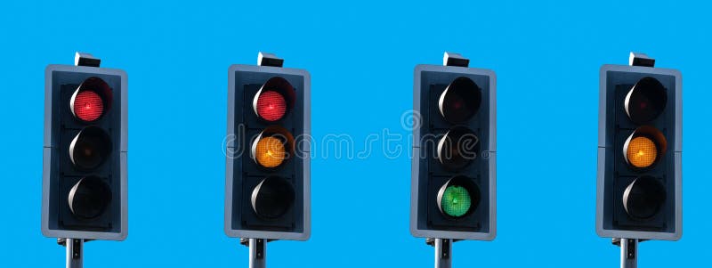 Traffic light sequence stock image. Image of light, permit - 71777057