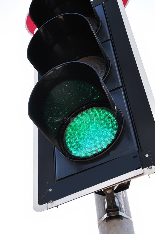 Traffic Light Showing Green Low Angle View Stock Photos - Free ...