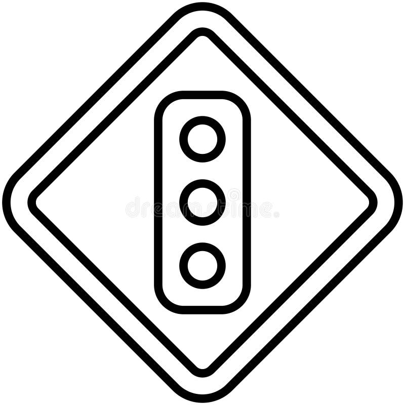 Traffic Light Icon, Location Map and Navigation Vector Stock Vector ...