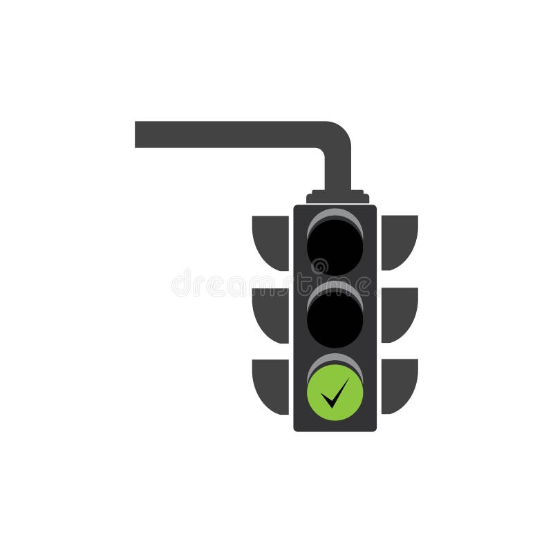 Traffic Light Signal Icon Vector Design Template Stock Vector ...