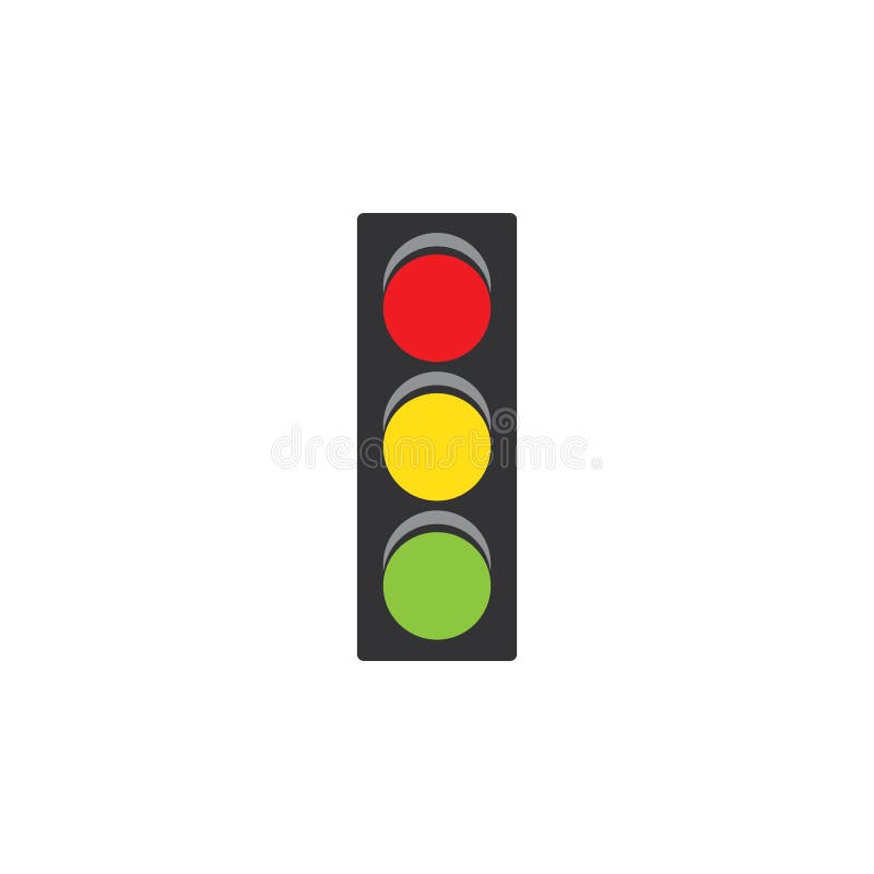 Traffic Light Signal Icon Vector Design Template Stock Vector ...