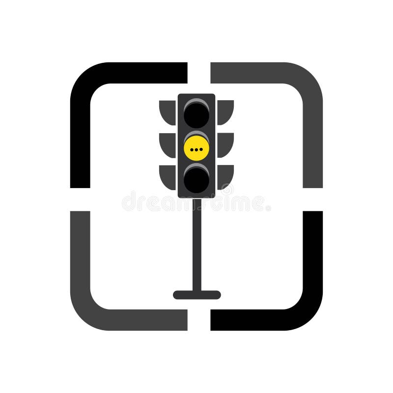 Traffic Light Signal Icon Vector Design Template Stock Vector ...
