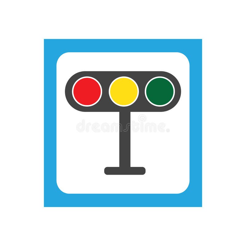 Traffic Light Signal Icon Vector Design Template Stock Vector ...
