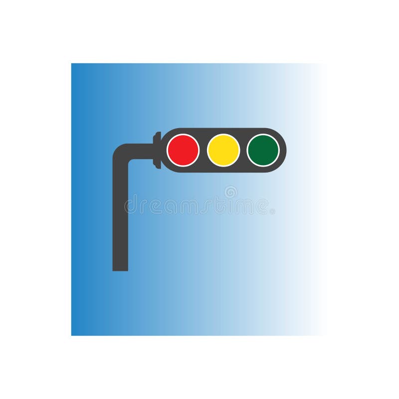 Traffic Light Signal Icon Vector Design Template Stock Vector ...
