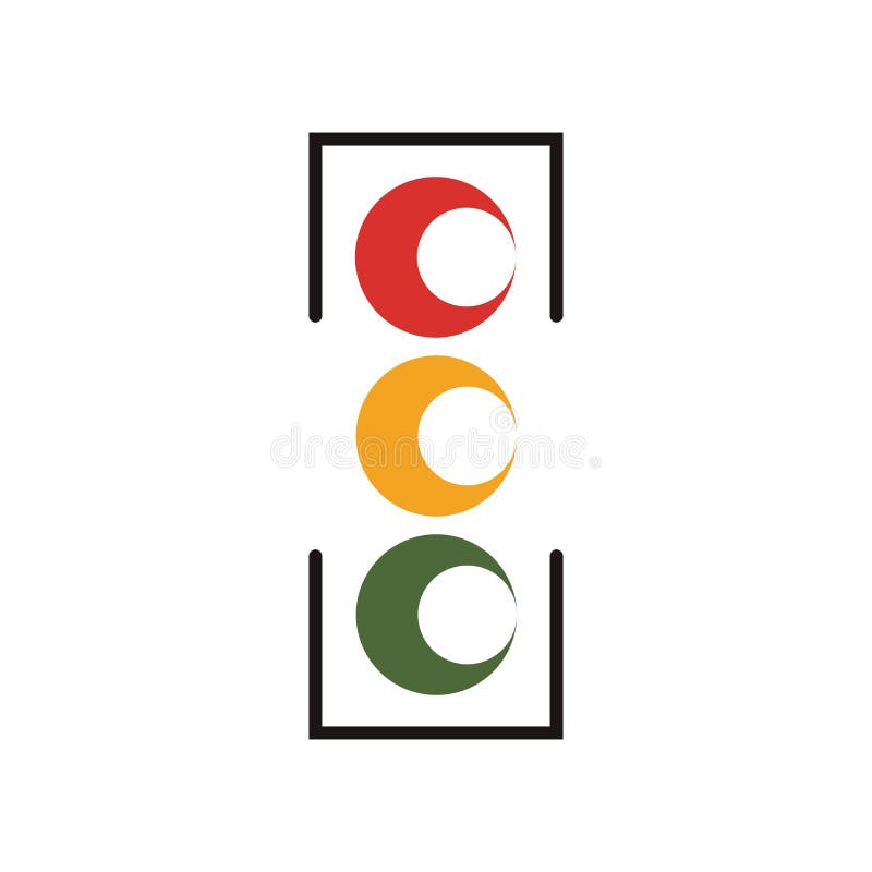 Traffic Light Signal Icon Vector Design Template Stock Vector ...