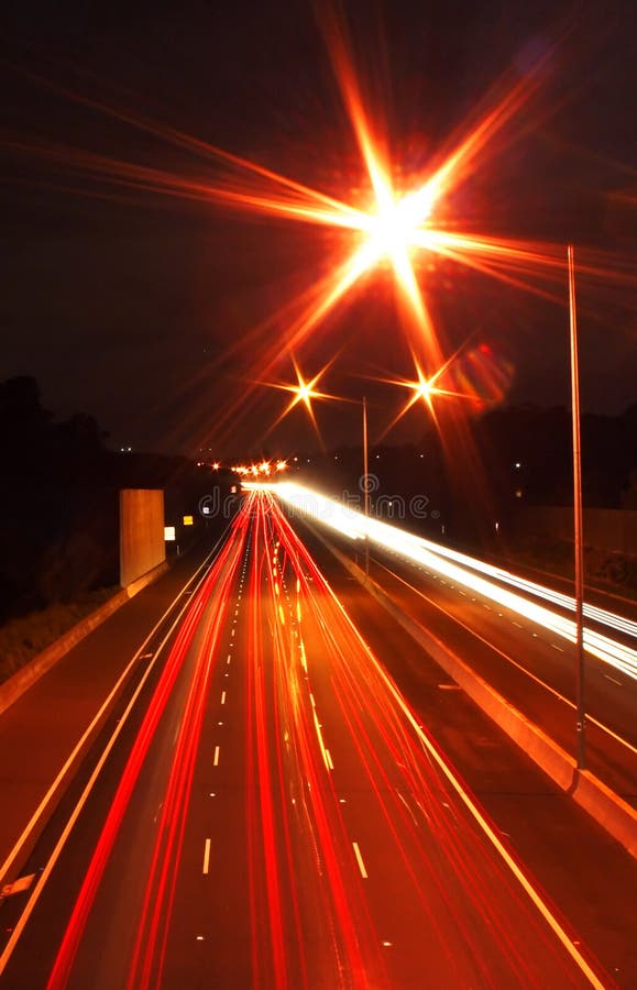 Traffic light streaks stock photo. Image of blur, motorway - 1131452