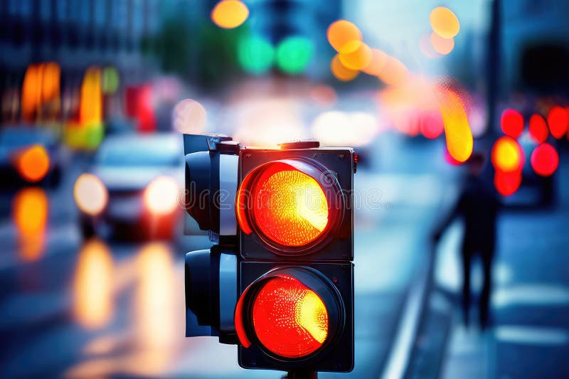 Traffic light on a street stock photo. Image of glow - 322638936