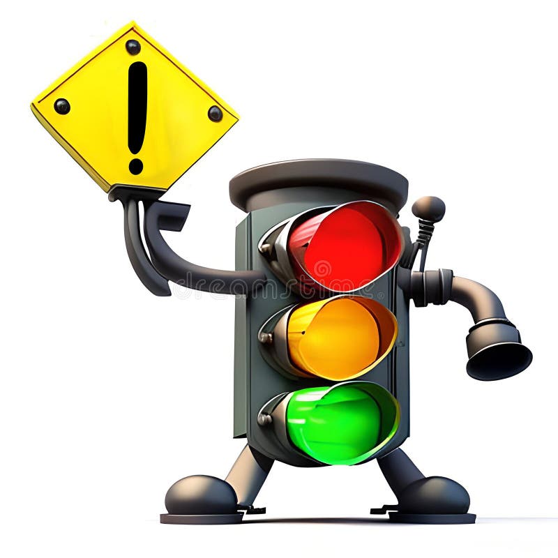 Traffic Light Robot Stock Illustrations – 465 Traffic Light Robot Stock ...