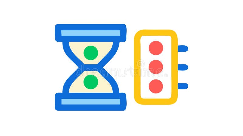 Traffic Light Timing, Urban Flow Control Vector, Vector Design ...