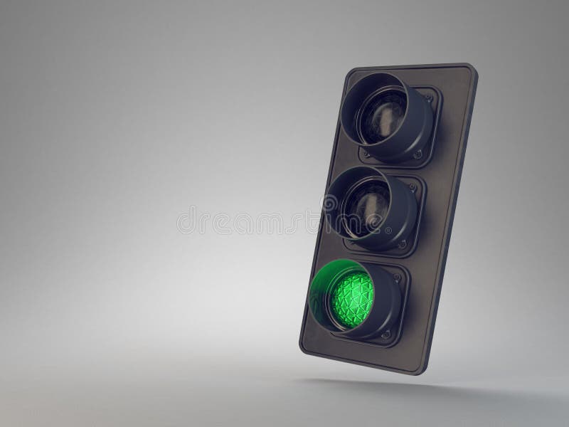 Traffic light stock illustration. Illustration of forbidden - 266121395