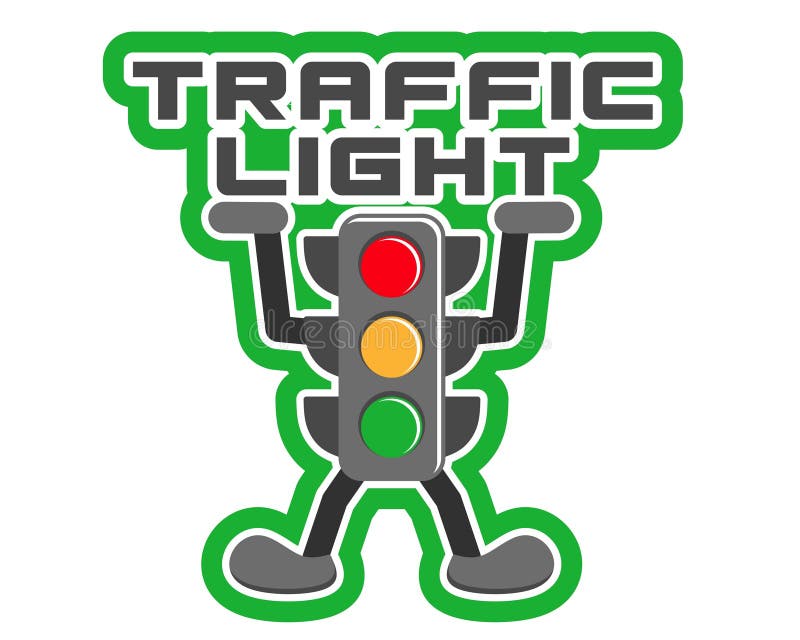 Traffic light character stock vector. Illustration of green - 275237105