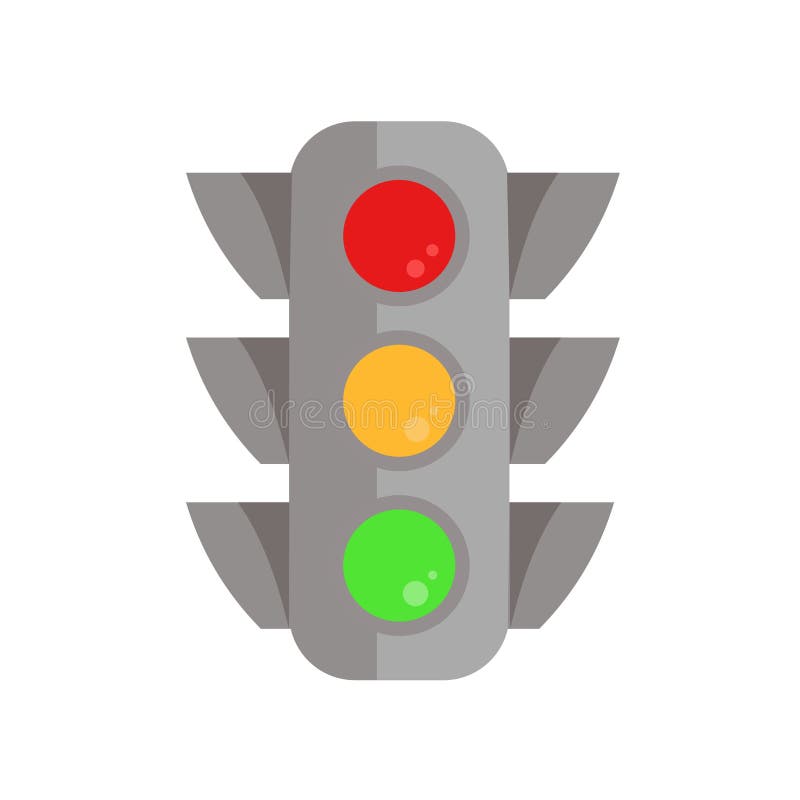 Traffic Light - Vector Icon Stock Vector - Illustration of symbol ...