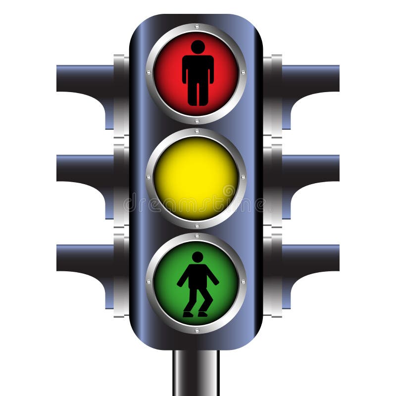 Traffic light stock vector. Illustration of traffic, forbid - 22300840